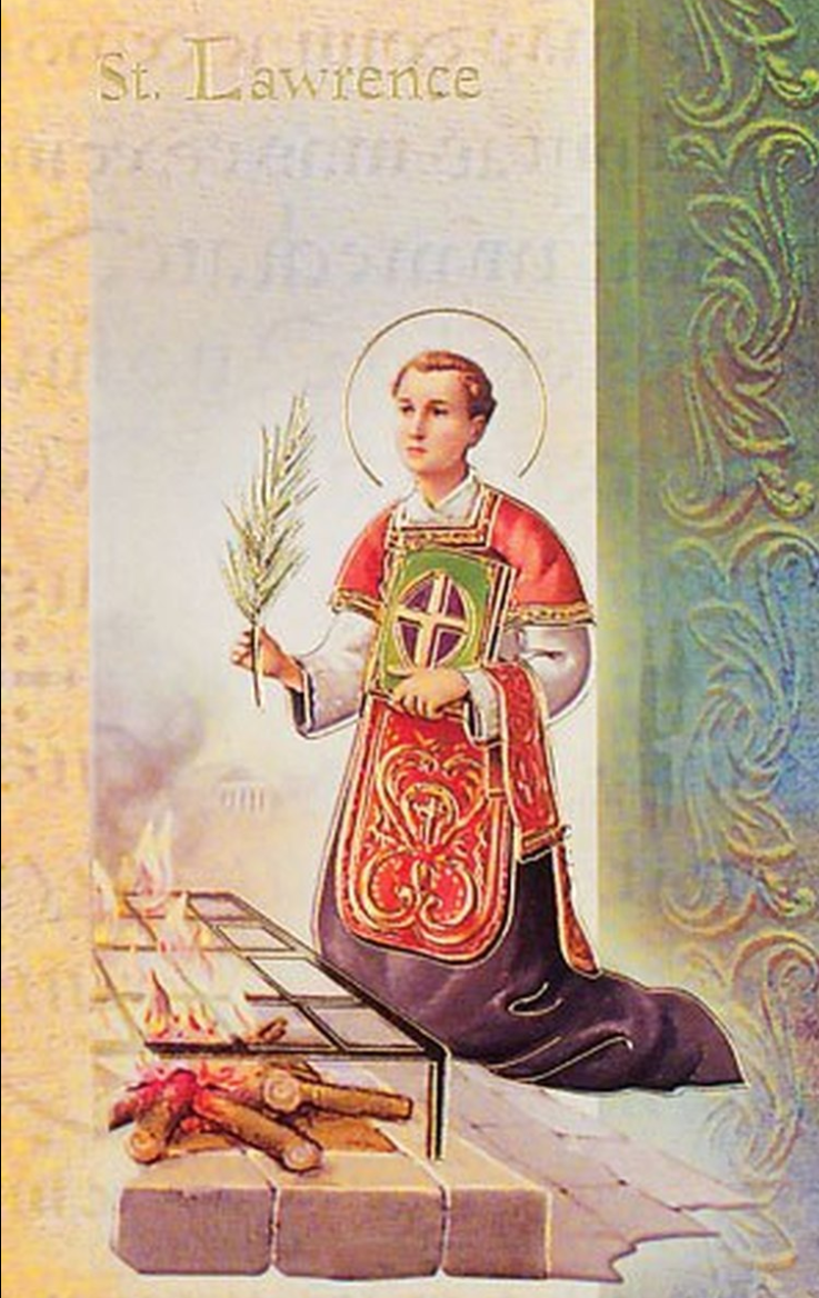 St. Lawrence Deacon & Martyr – 10 August – Rev. Fr Philip Wrigley's Blog