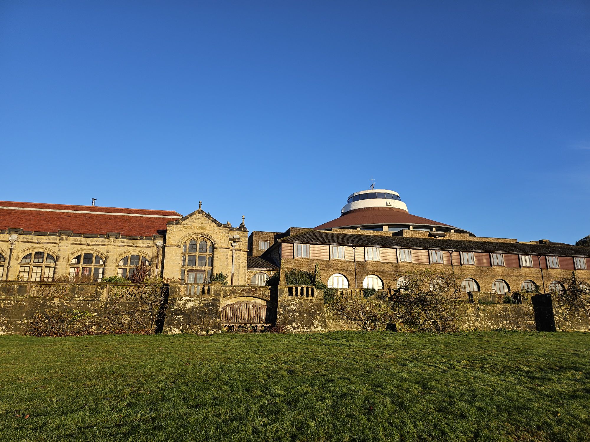 Currently on an individual Advent retreat at Worth Benedictine Abbey ...